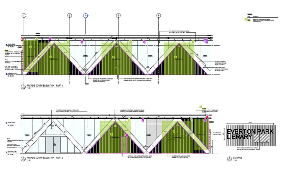 Tree Canopy-Inspired Facade at Everton Park Library | Project | Sculptform