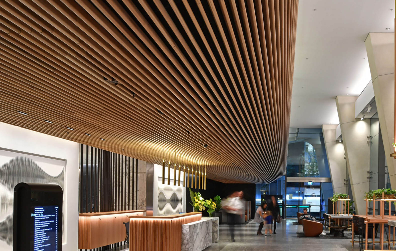 Timber Batten Ceiling | Sculptform