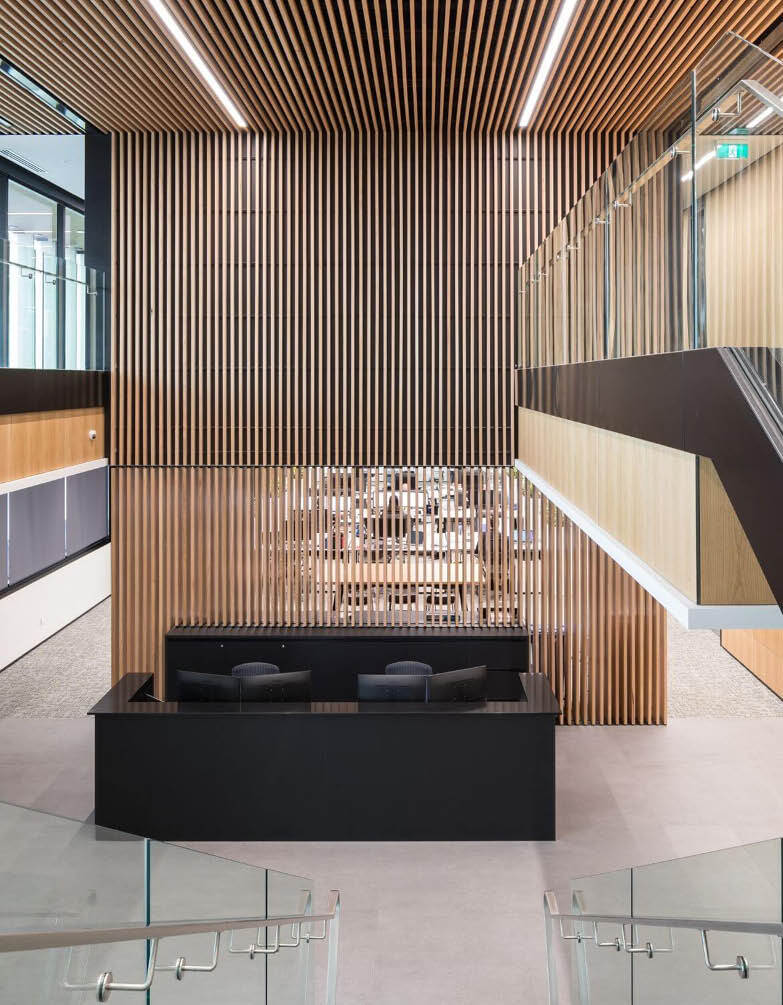 Timber Battens and Screens Enhance APL Office Design | Project | Sculptform