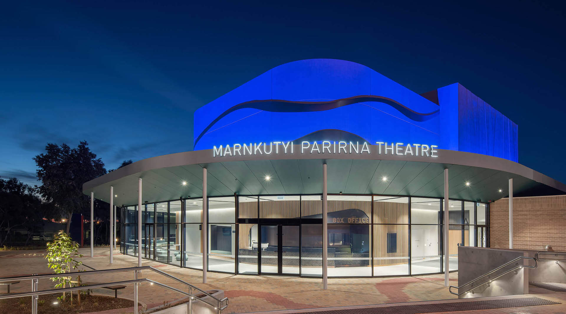 Click-on Batten Features in Marnkutyi Parirna Theatre | Project ...