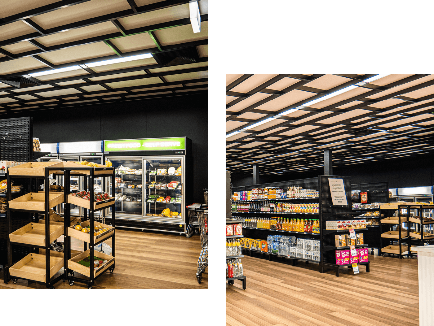 Custom Ceiling of Grocery Store | Project | Sculptform
