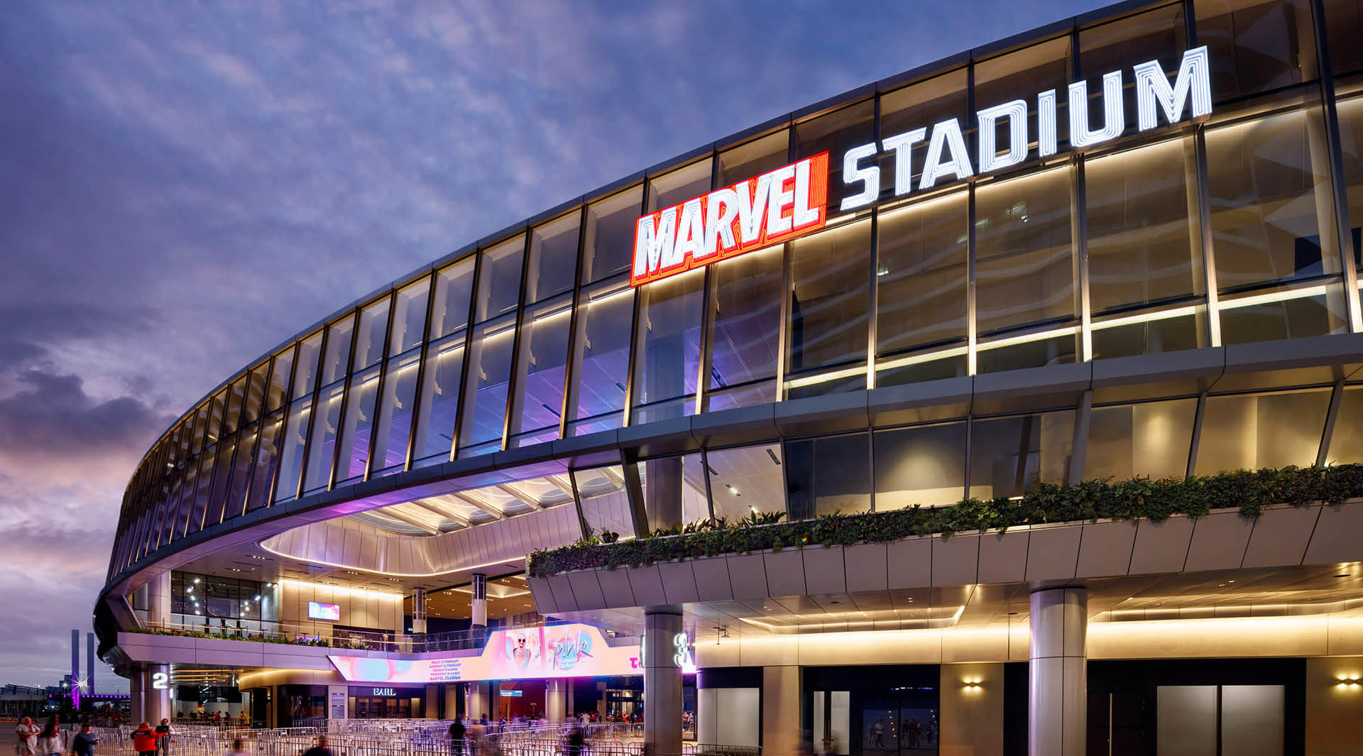 Unique Timber Battens at Marvel Stadium | Project | Sculptform